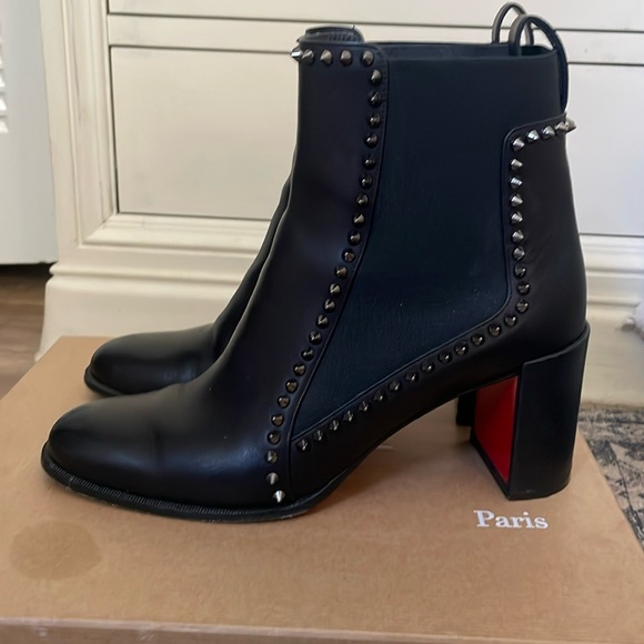 Christian Louboutin | Shoes | Christian Louboutin Spike Boots | Poshmark